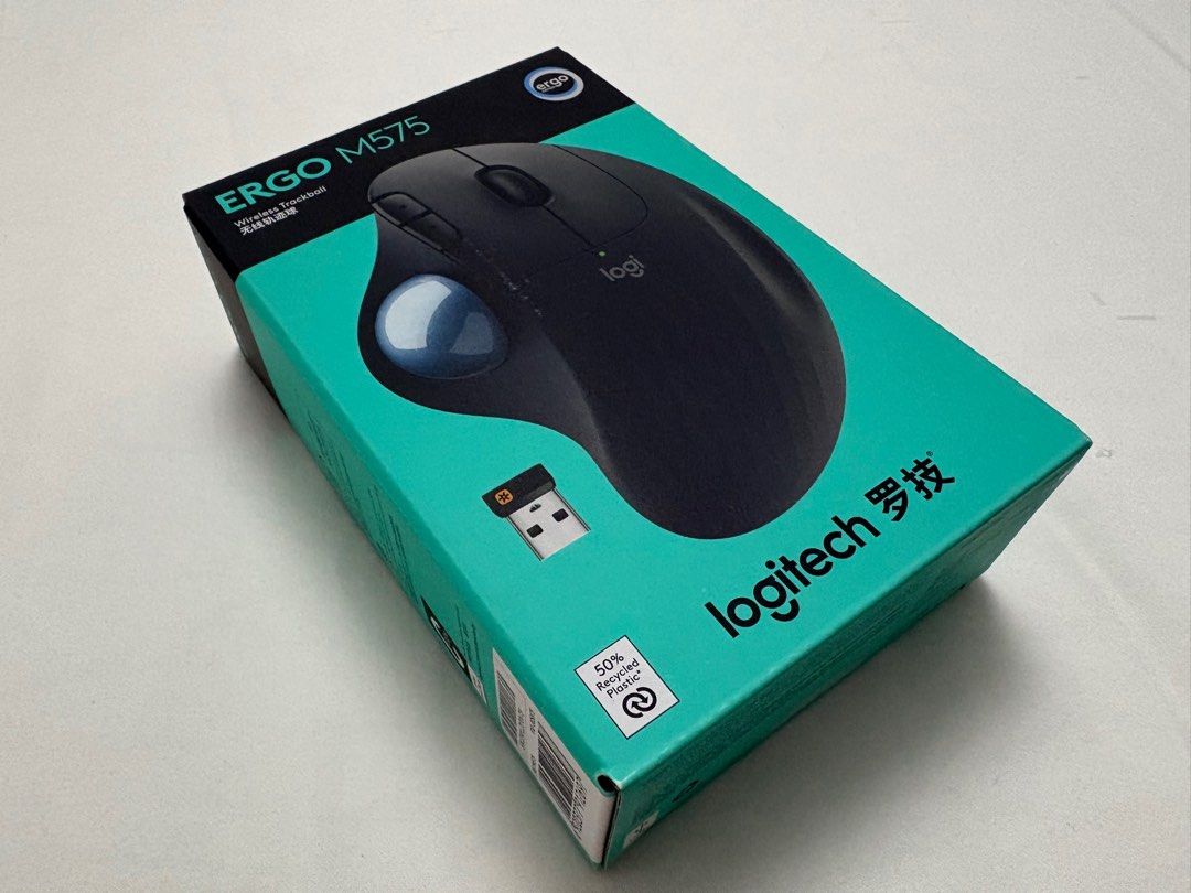 Logitech Ergo M575 Wireless Trackball Mouse, Computers & Tech, Parts ...