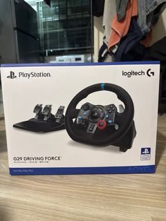 Logitech G923 Truforce Racing Wheel and Pedals, Video Gaming, Gaming ...