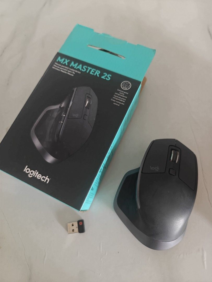 Logitech MX Master 2S Wireless Mouse, freewheel mode only, Computers ...