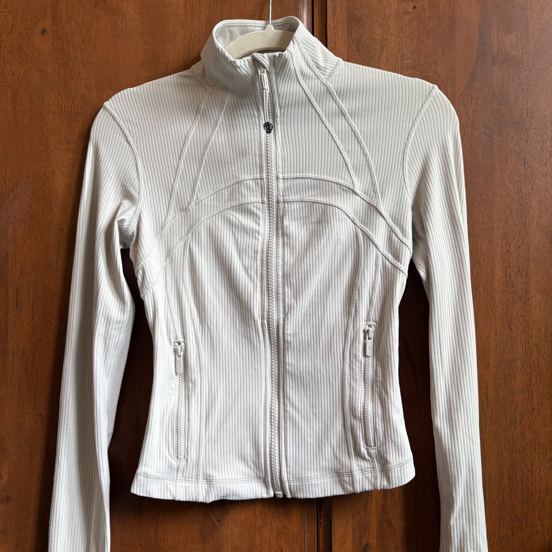 Lululemon Define Ribbed Jacket - Size 2, Women's Fashion, Activewear on ...