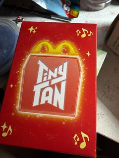 McDonald's happy meal toys Tiny Tan RM and Jungkook Cards, Hobbies ...