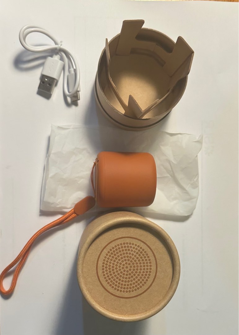 Muji Mini Portable Speaker - Brand New, Audio, Soundbars, Speakers ...