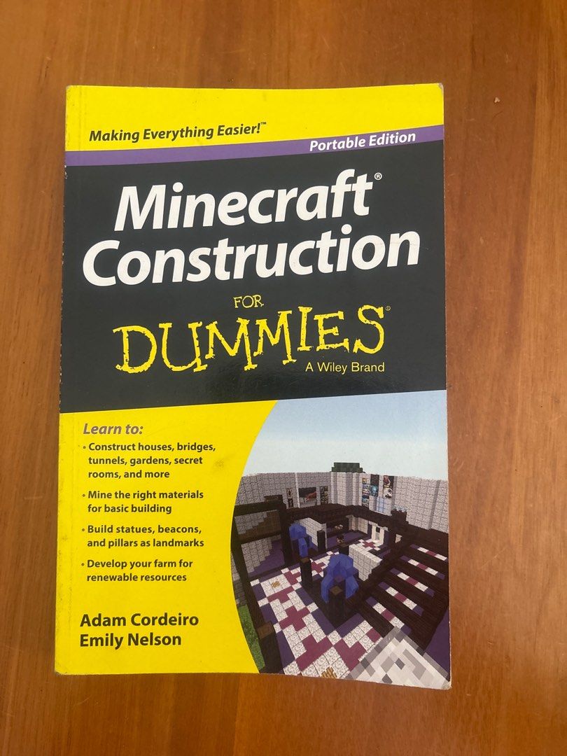 Minecraft Construction For Dummies Book, Hobbies & Toys, Books ...