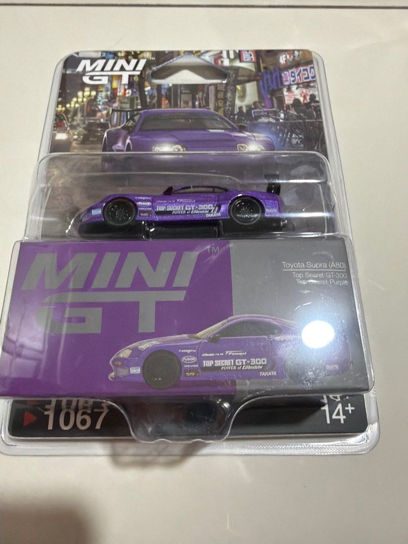 Mini GT Toyota Supra (A80) Top Secret GT-300, Hobbies & Toys, Toys ...