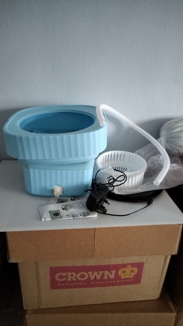 Mini portable washing machine, Furniture & Home Living, Bathroom ...