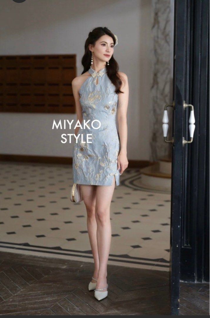 [CNY] Miyako Style Cheongsam Dress (detachable sleeves), Women's ...