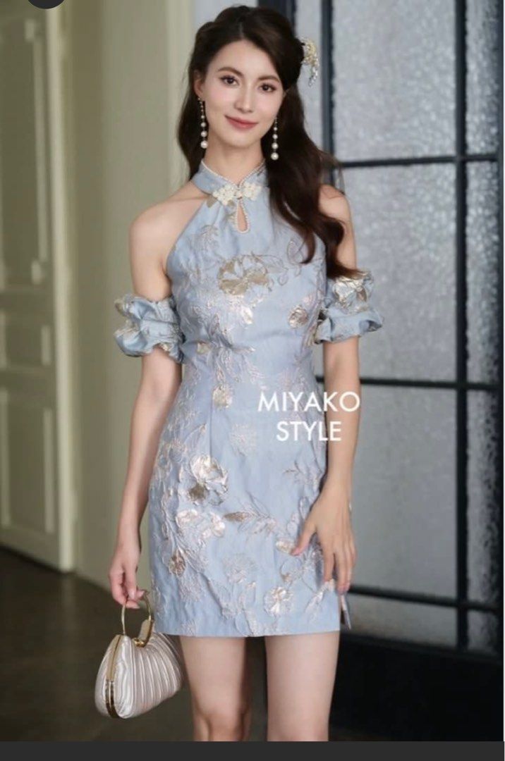 [CNY] Miyako Style Cheongsam Dress (detachable sleeves), Women's ...