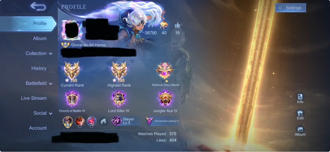 MLBB smurf account, Video Gaming, Video Games, Others on Carousell