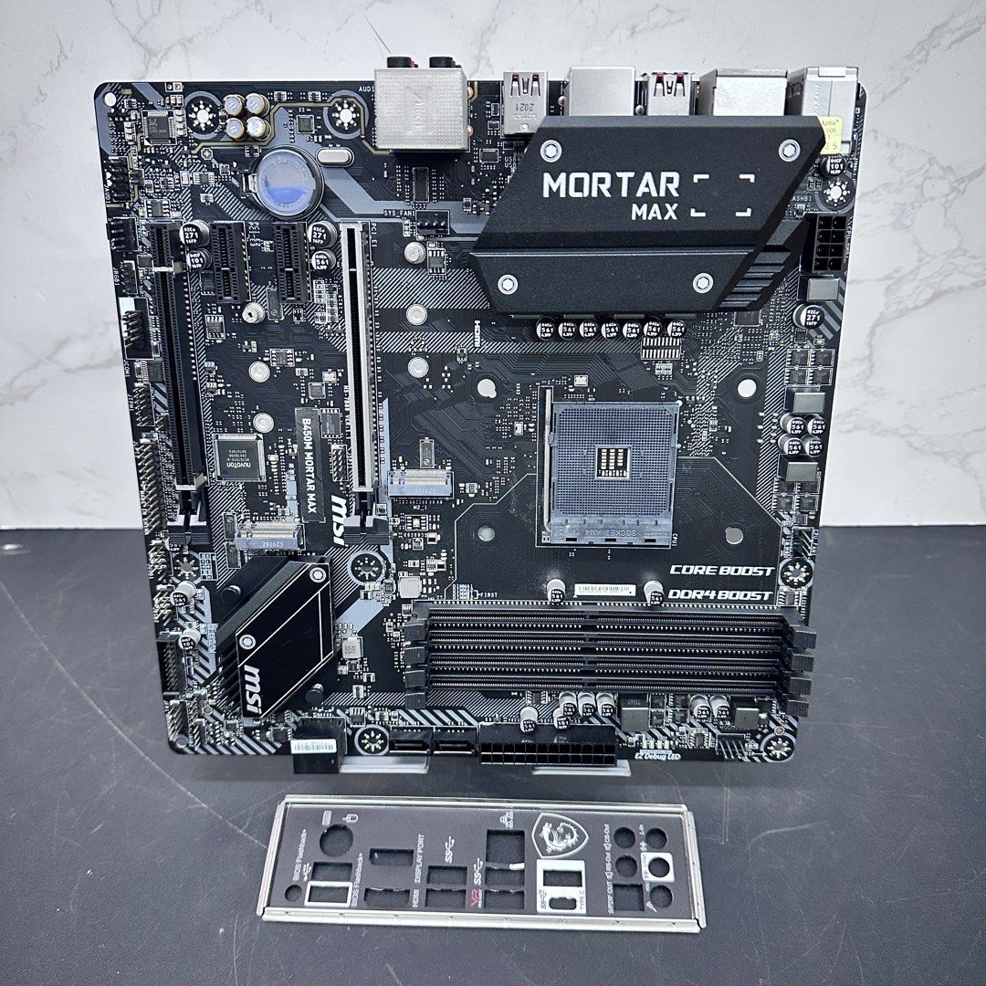 MSI B450M MORTAR MAX ( DDR4 ) 底板 主板 主機板 Micro-ATX AMD AM4 RYZEN 3 5 7 9 ...