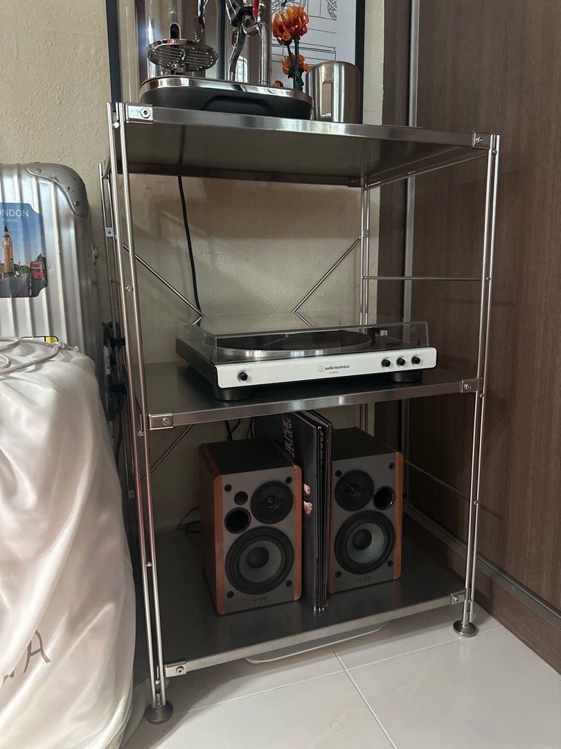 MUJI Stainless Unit Shelf Set W58XD41cm, Furniture & Home Living ...