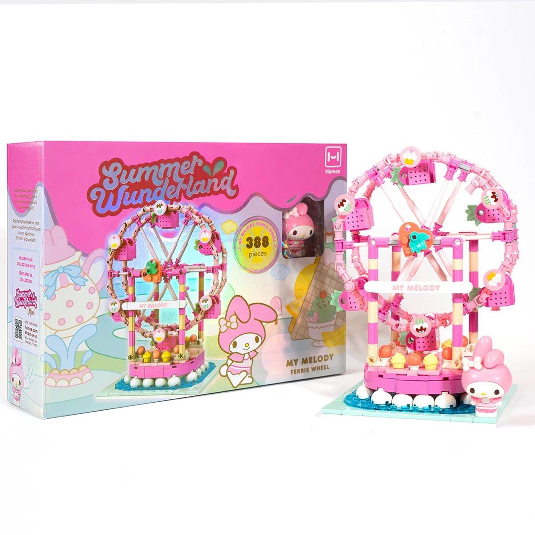 My Melody Ferris Wheel Building Block Set, Hobbies & Toys, Toys & Games ...