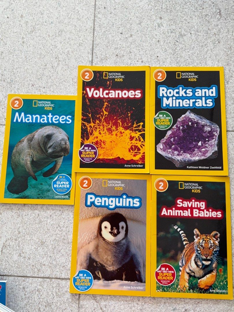 National Geographic Kids Level 2 Books - Set of 5, Hobbies & Toys ...