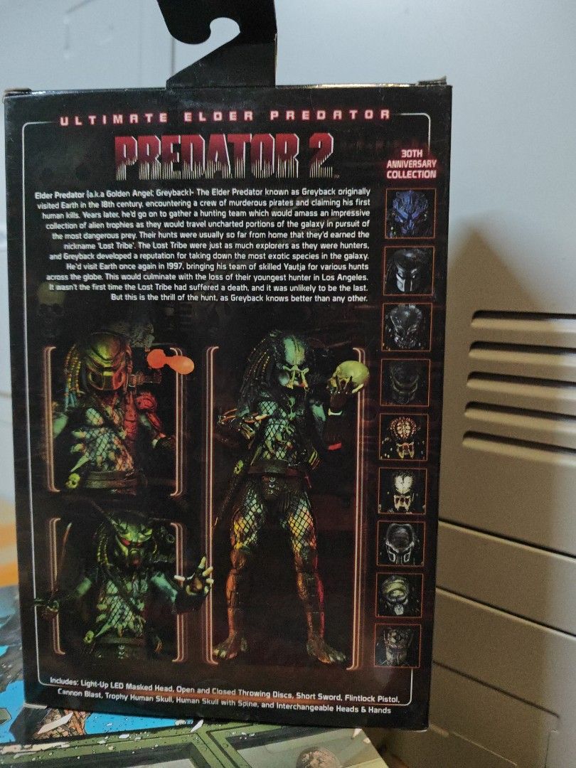 NECA Predator 2 Ultimate Elder Predator 30th Anniversary, Hobbies ...