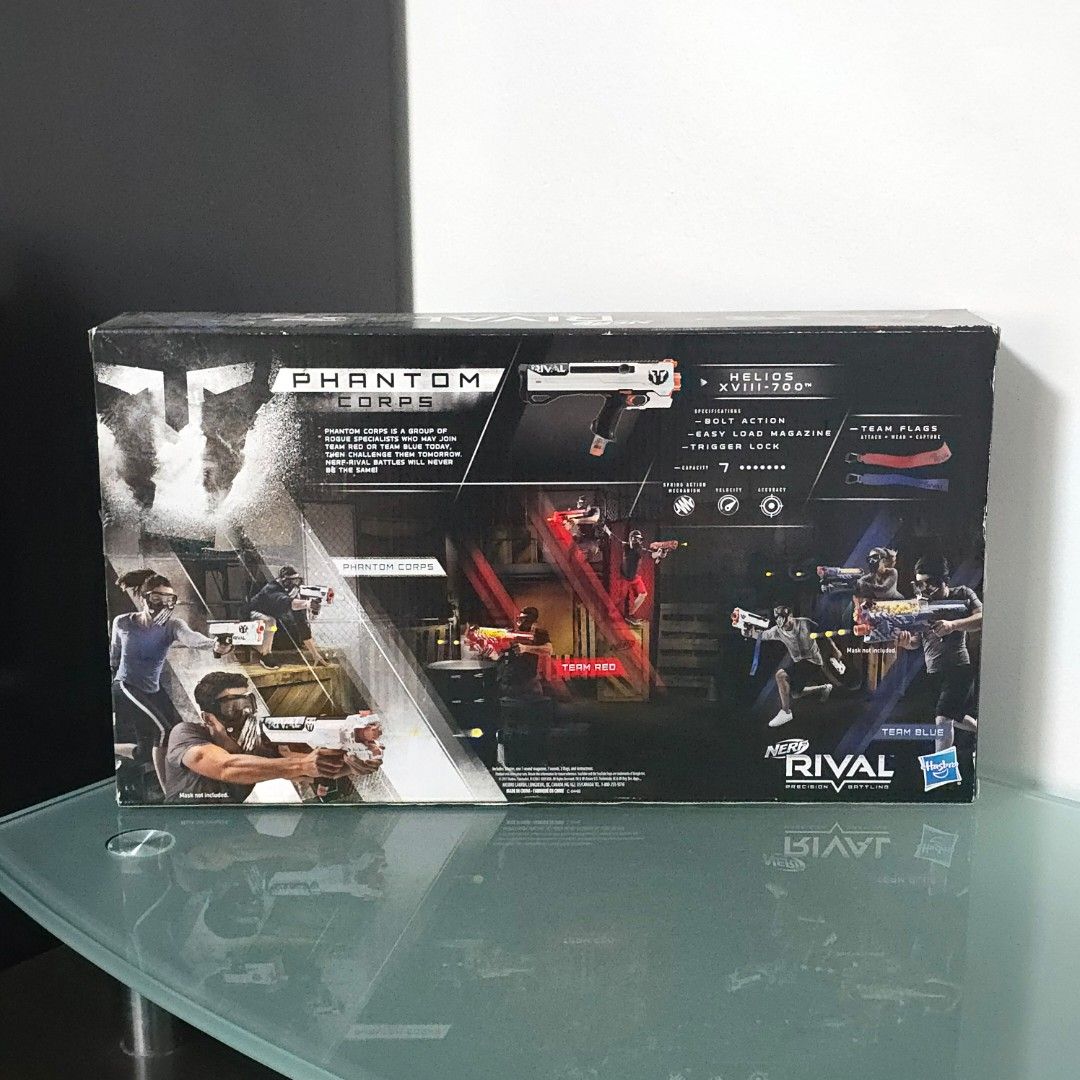 Nerf Rival Phantom Corps Helios XVIII-700 Hasbro Foam Ball Blaster ...