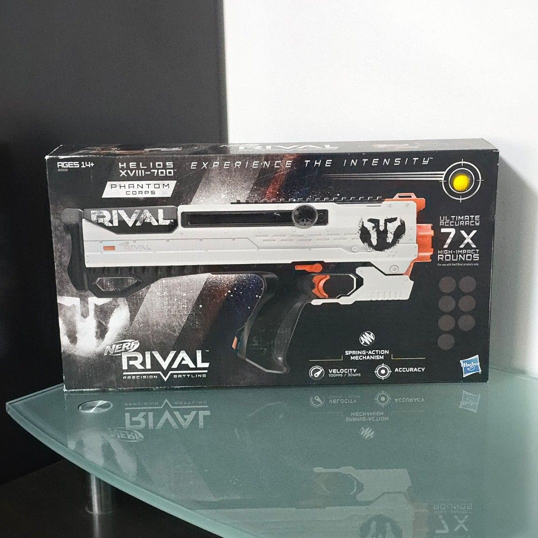 Nerf Rival Phantom Corps Helios XVIII-700 Hasbro Foam Ball Blaster ...