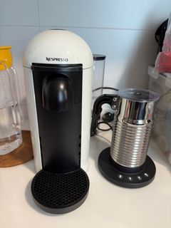 Nespresso Vertuo Next Premium Rich Brown Coffee Machine with Aeroccino ...