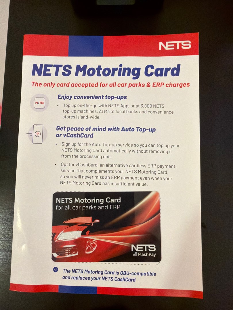 Ez-Link Motoring Card, Car Accessories, Accessories on Carousell