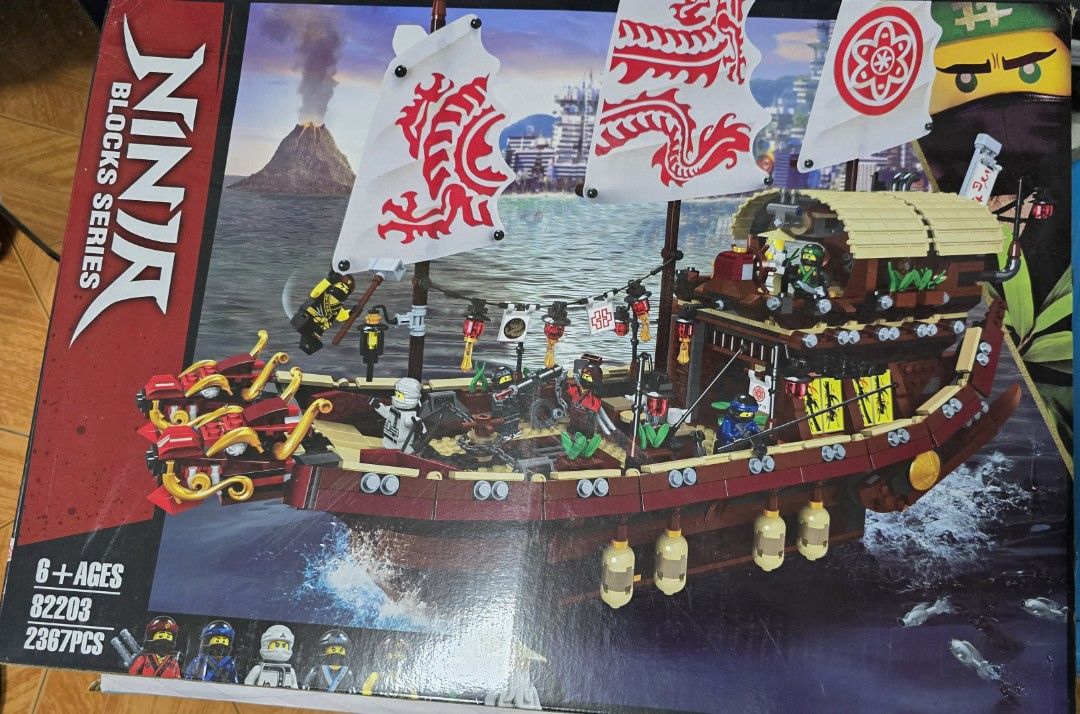 NINJA Blocks Series 82203 Building Blocks Set, lego compatible, Hobbies ...