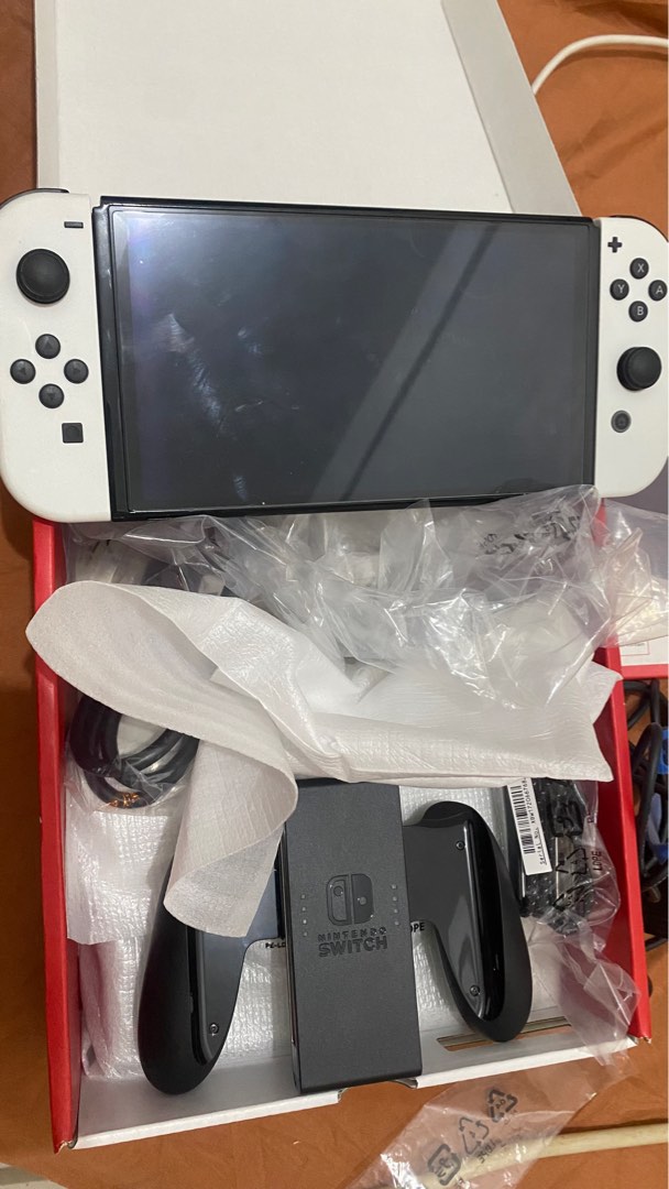 Nintendo Switch OLED White, Video Gaming, Video Game Consoles, Nintendo ...