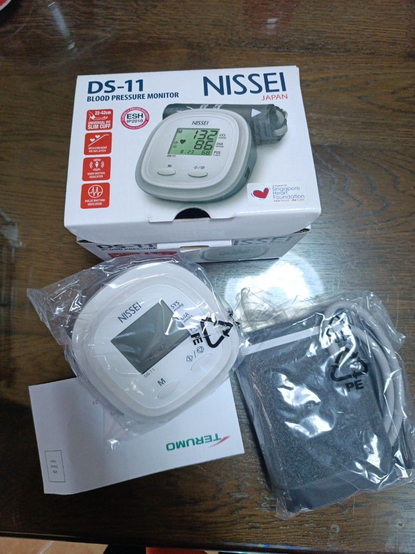 Nissei DS-11 Blood Pressure Monitor, Health & Nutrition, Health ...