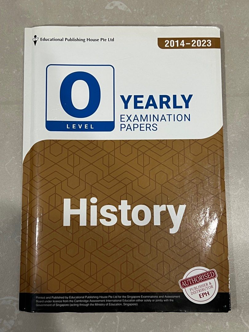 O Level History Yearly TYS (2014-2023), Hobbies & Toys, Books ...