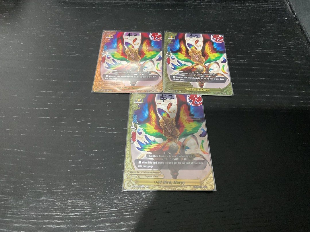 Odd Bird, Harpy Trading Card, Hobbies & Toys, Toys & Games on Carousell