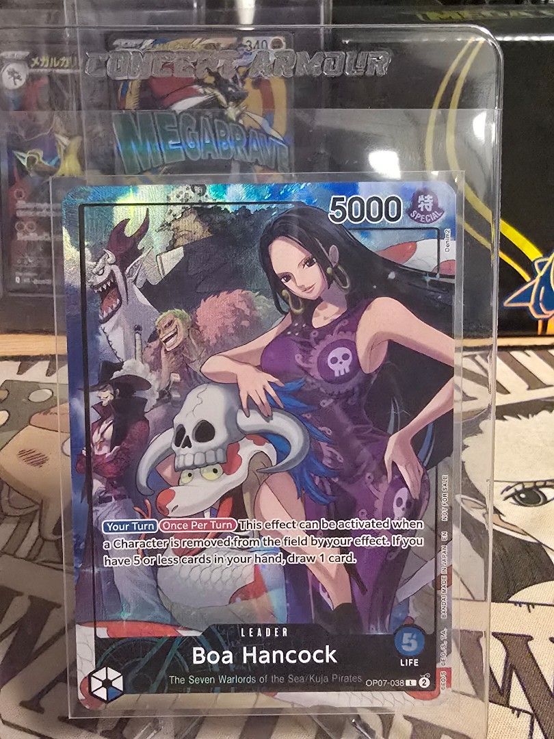 One Piece Card Game - Boa Hancock Leader Card, Hobbies & Toys, Toys ...