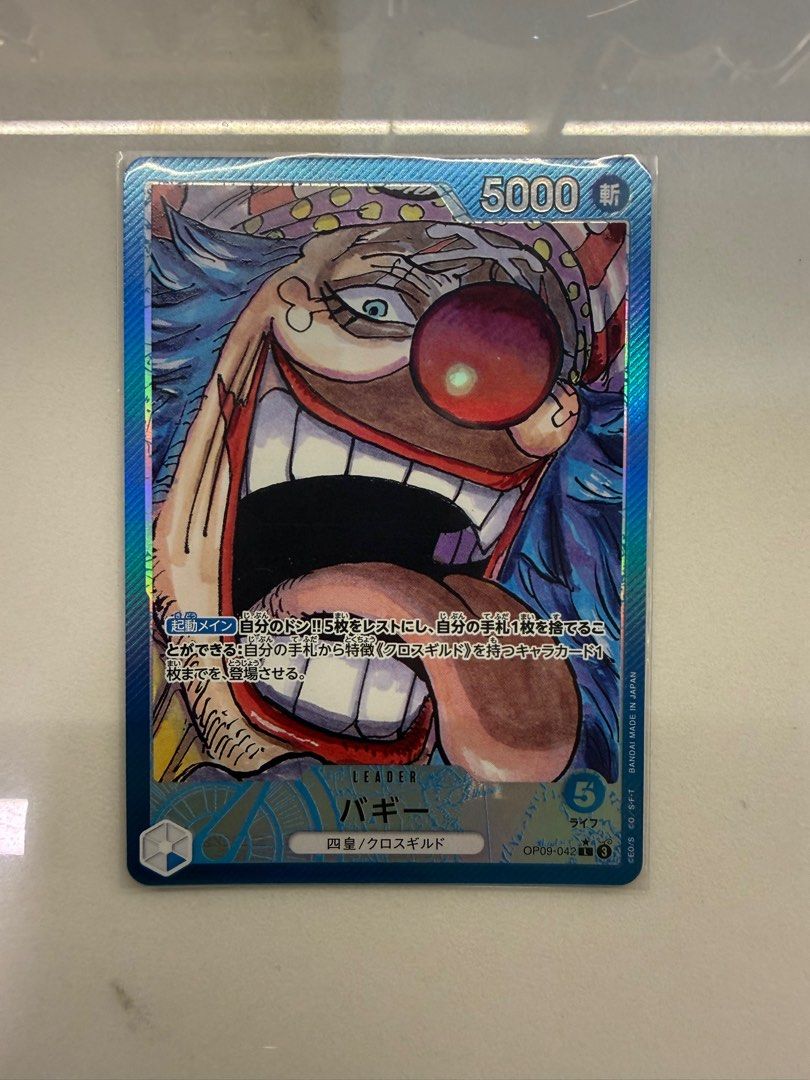 One Piece Card Game - Buggy Leader Card, Hobbies & Toys, Toys & Games ...