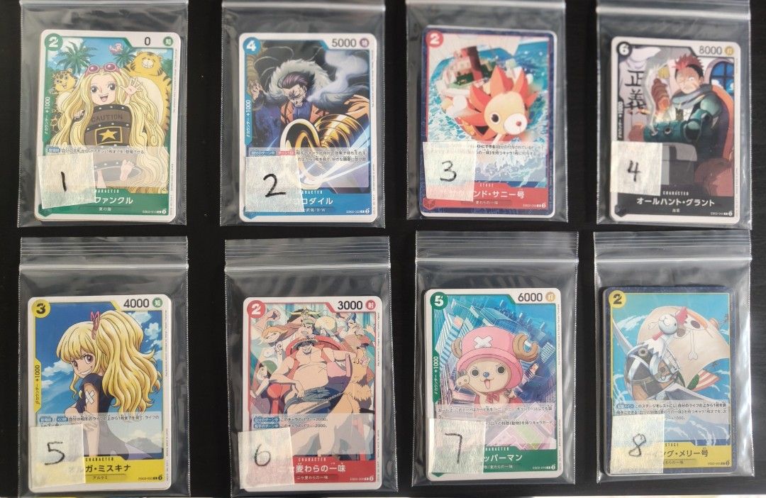 One Piece Card Game Cards - Assorted, Hobbies & Toys, Memorabilia ...