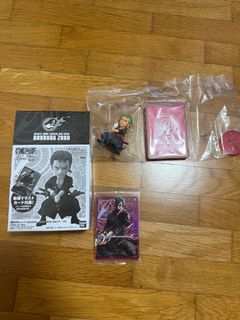 One Piece - Roronoa Zoro OP01-001 LECAFIG Promo (Gold Text) Card ...