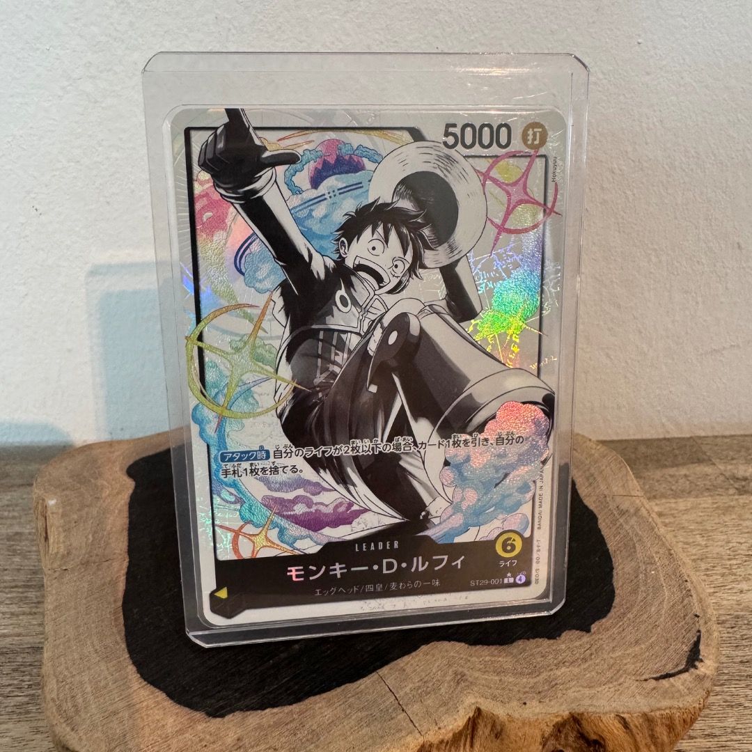 One Piece Card Luffy ST29-001 L Parallel Stard Deck EGGHEAD Japanese ...