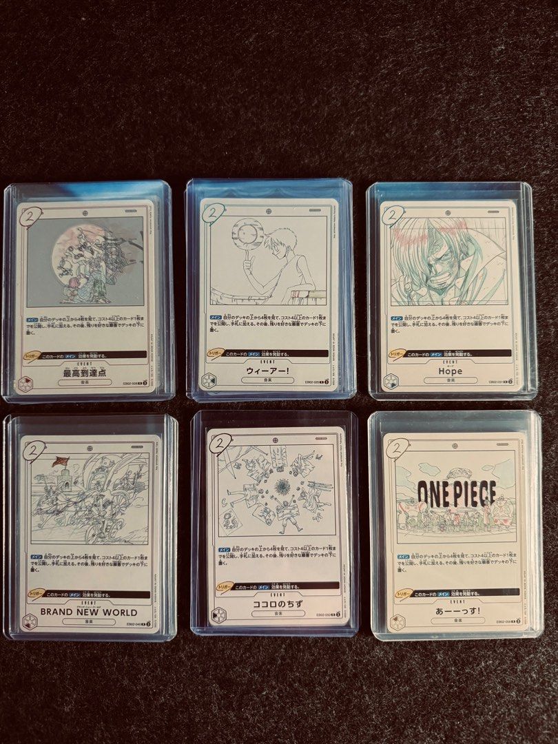 One Piece Trading Cards - Event Cards - EB02, Hobbies & Toys, Toys & Games on Carousell