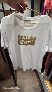 Onitsuka Tiger White T-Shirt, Men's Fashion, Tops & Sets, Tshirts ...