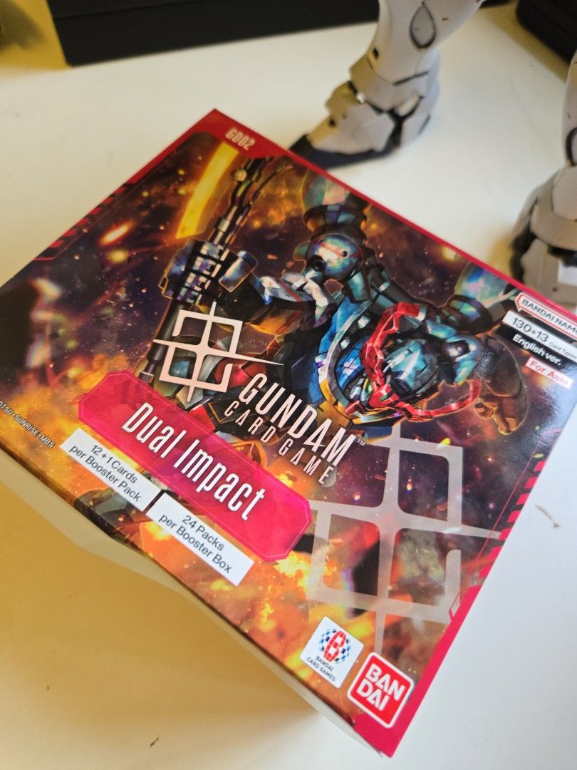 Opened Bandai Gundam Card Game Dual Impact Booster GD02 Box ENGLISH ver ...