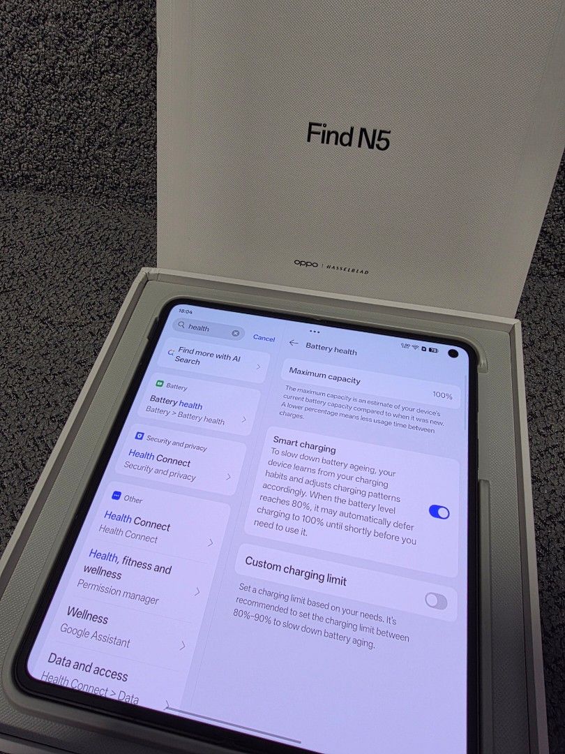 Oppo Find N5 Cosmic Black 512GB, Mobile Phones & Gadgets, Mobile Phones ...