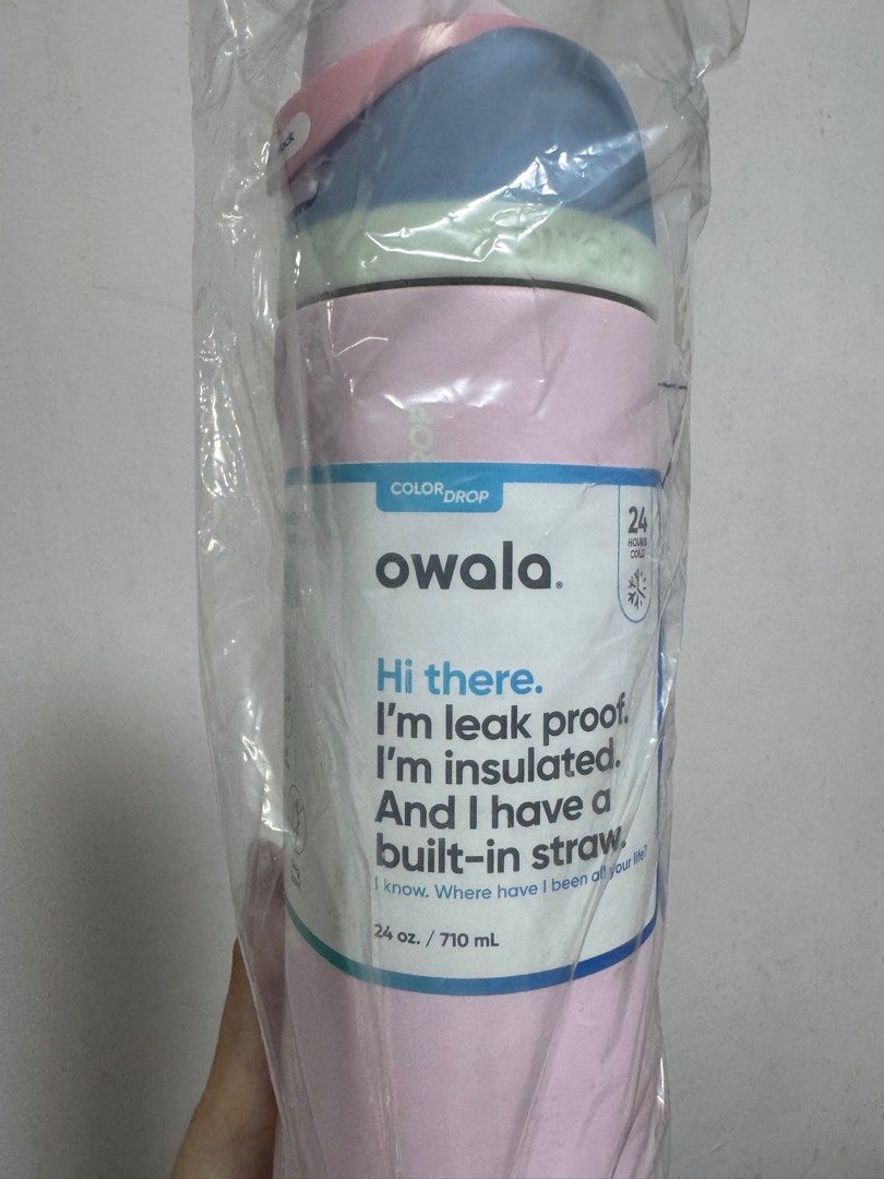Owala Color Drop Water Bottle - 24oz, Furniture & Home Living ...