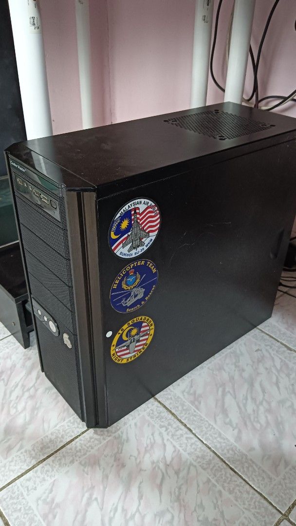Pc case with old motherboard, Computers & Tech, Parts & Accessories, Computer Parts on Carousell