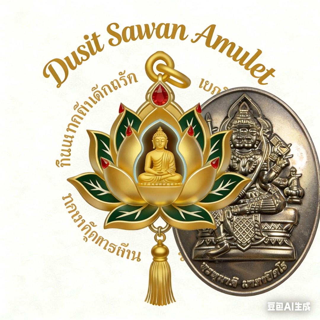 Phra Phrom amulet, Matapitu model, lid of alms bowl material, Luang Pho ...