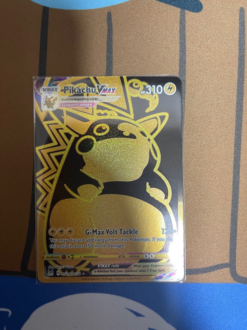 Pikachu VMAX Gigantamax TG29 -Pokémon Card, Hobbies & Toys, Toys ...
