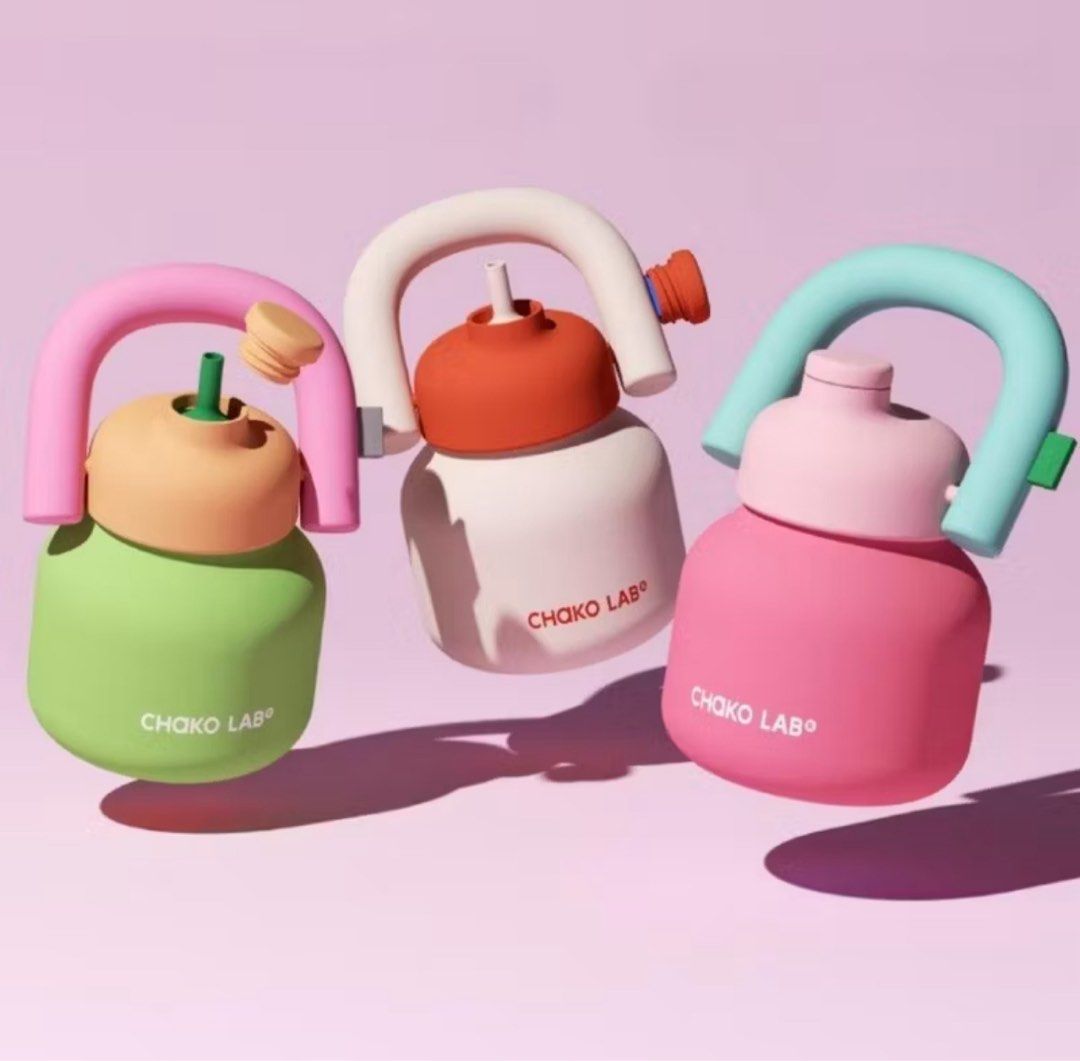 Pink Chako Lab Kettle Water Bottle - 1000ml, Furniture & Home Living ...