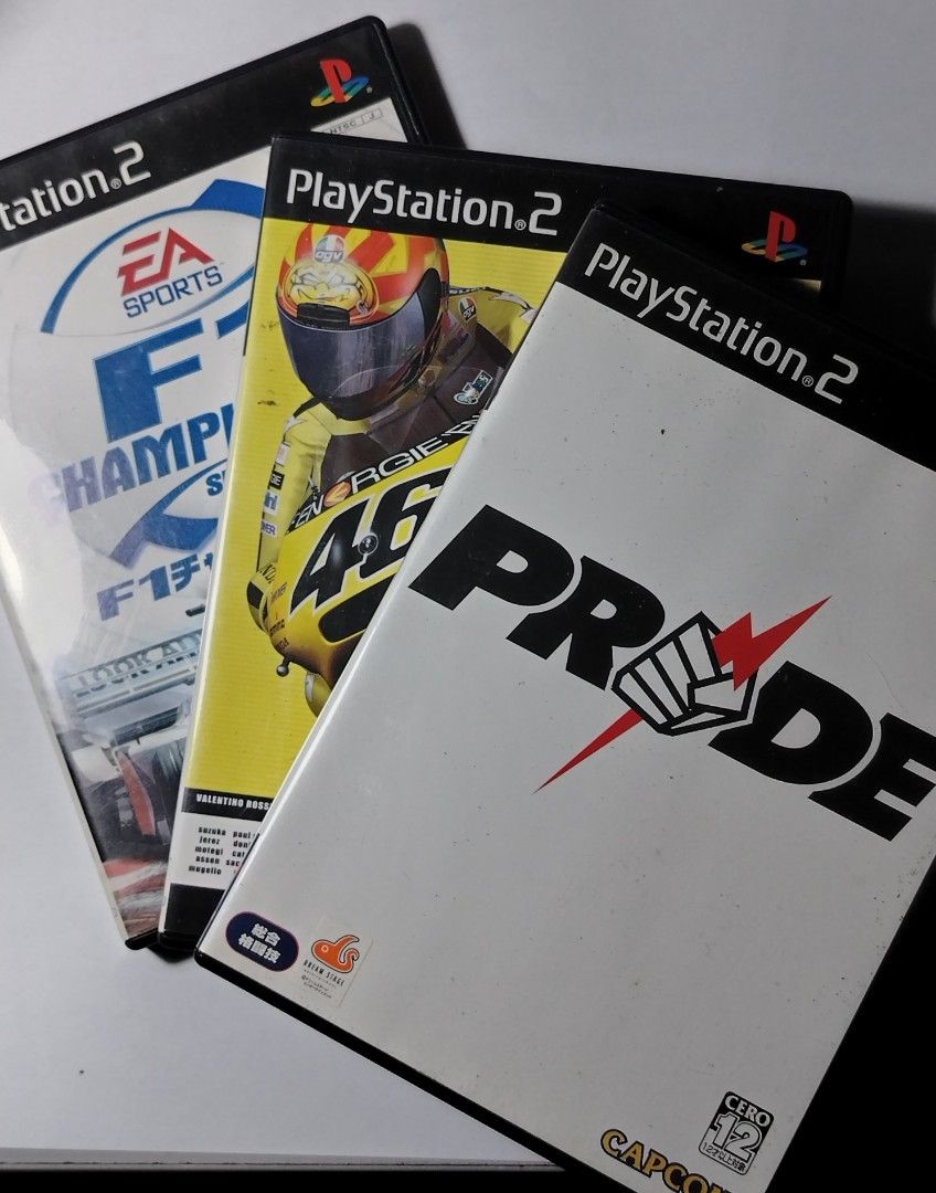 PlayStation 2 Games - F1 Championship, MotoGP 2, Pride, Video Gaming ...
