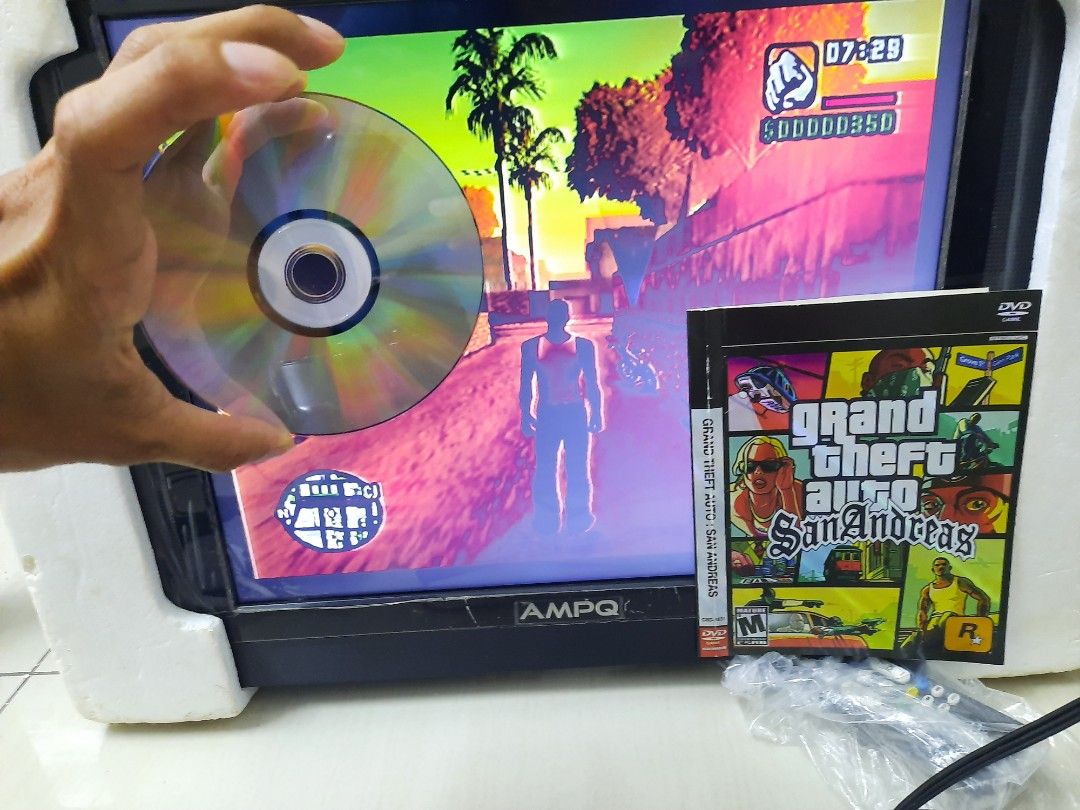 Playstation 2 PS2 Grand Theft Auto San Andreas (Gold Disc), Video ...