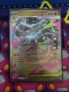 Mega Charizard X ex #125 (Pokemon Phantasmal Flames), Hobbies & Toys ...