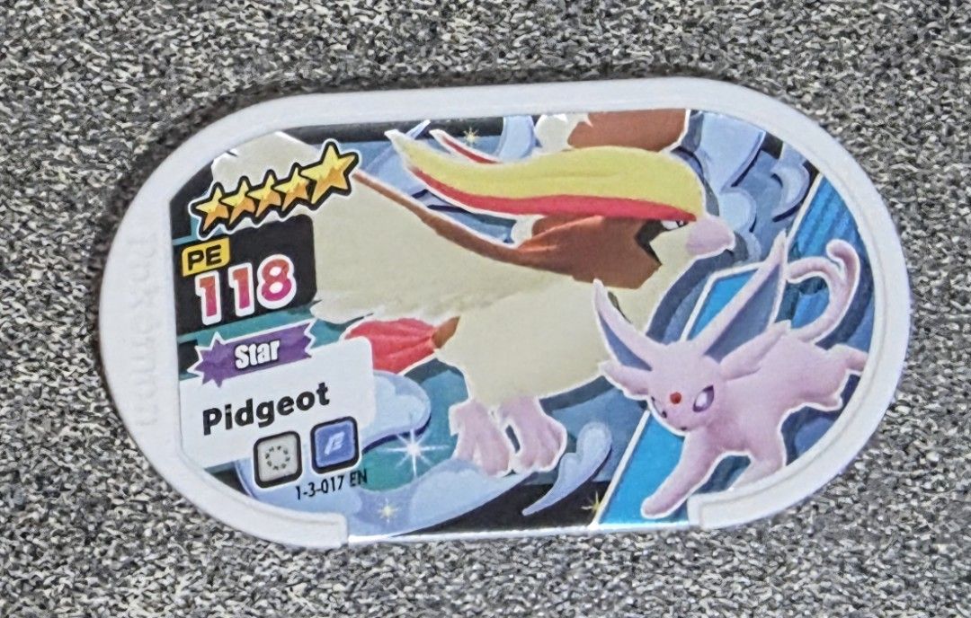 Pokemon Mezastar Tag Stardust Version 3 Pidgeot, Hobbies & Toys, Toys ...