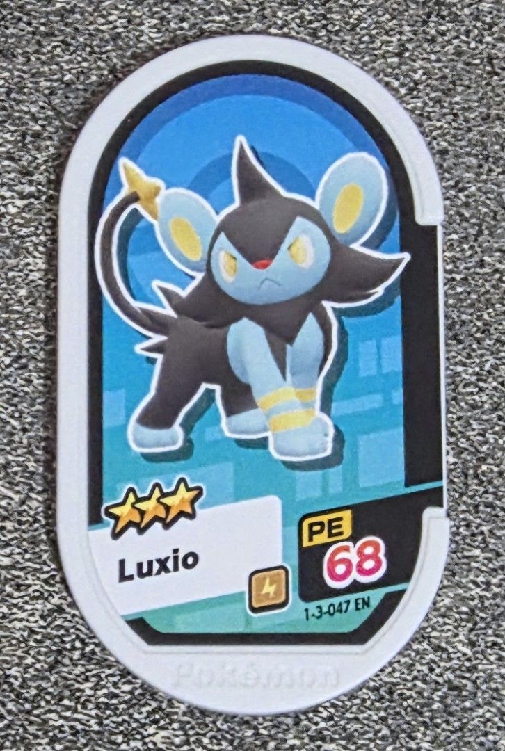 Pokemon Mezastar Tag Stardust Version 3 Luxio, Hobbies & Toys, Toys ...