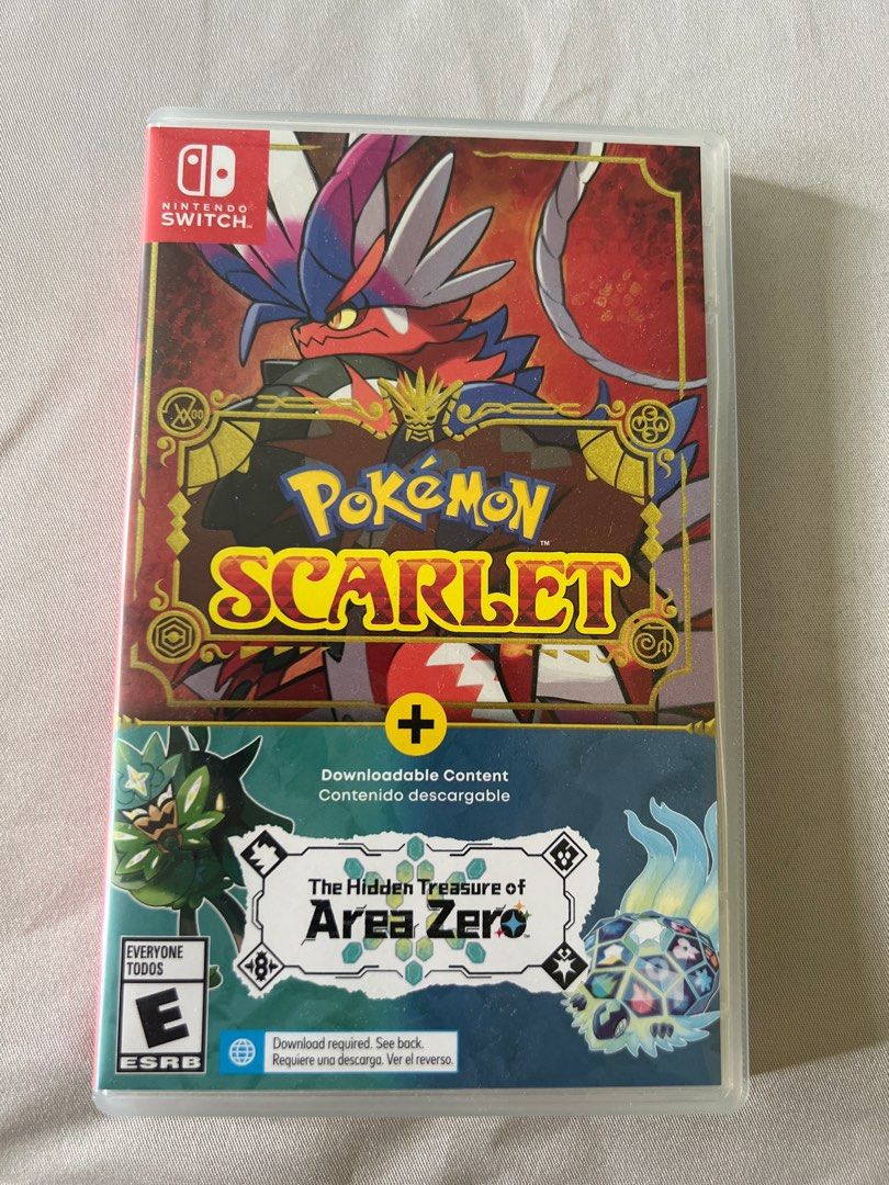 Pokemon Scarlet + DLC Area Zero, Video Gaming, Video Games, Nintendo on ...
