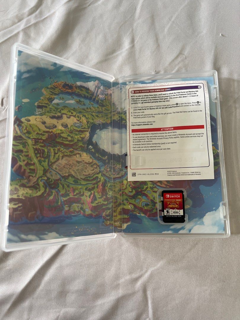 Pokemon Scarlet + DLC Area Zero, Video Gaming, Video Games, Nintendo on ...