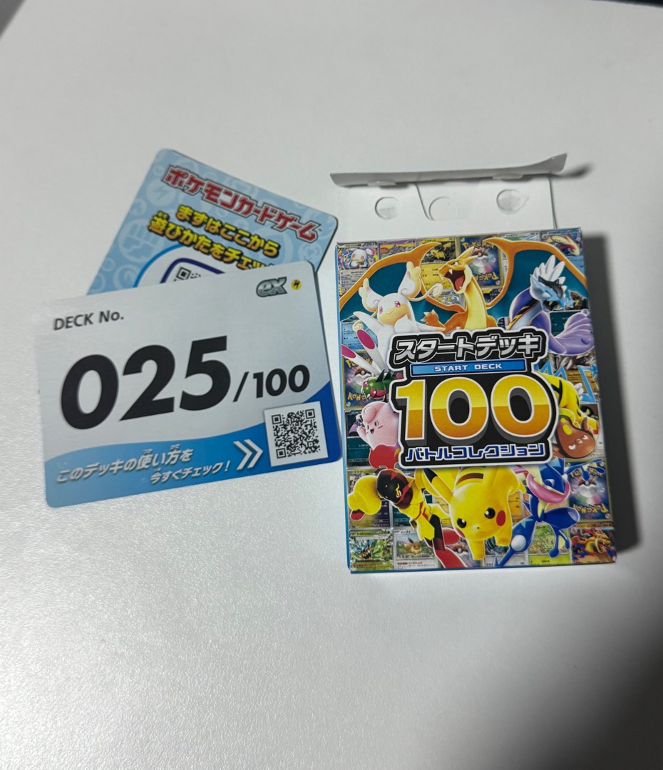 Pokemon Start Deck 100 / Deck 025, Hobbies & Toys, Toys & Games on ...