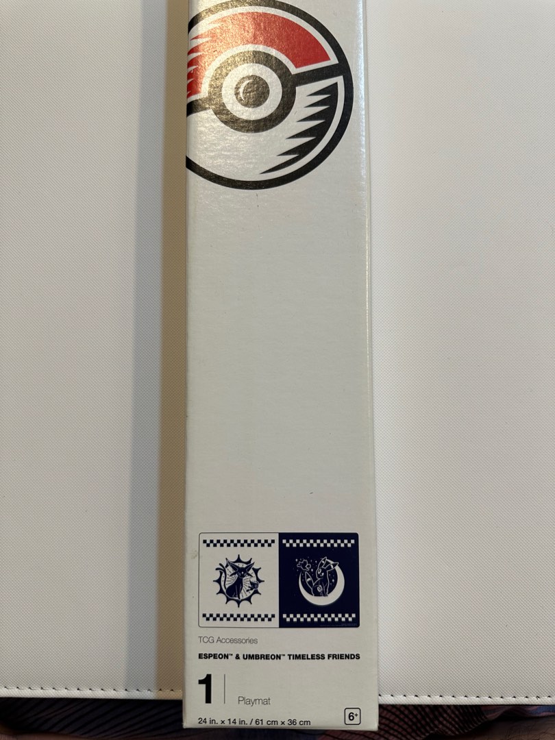 Pokemon TCG Timeless Friends Espeon & Umbreon Playmat, Hobbies & Toys ...