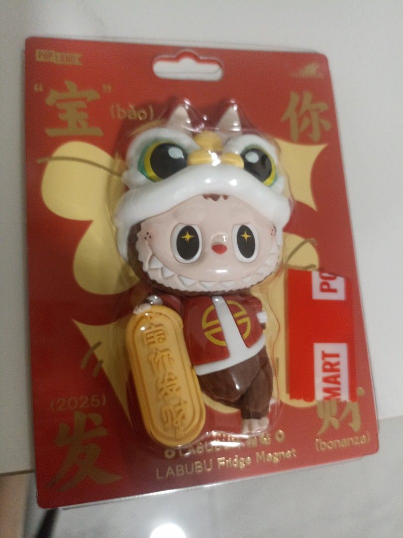 Pop Mart LABUBU Lion Dance Fridge Magnet, Hobbies & Toys, Toys & Games ...